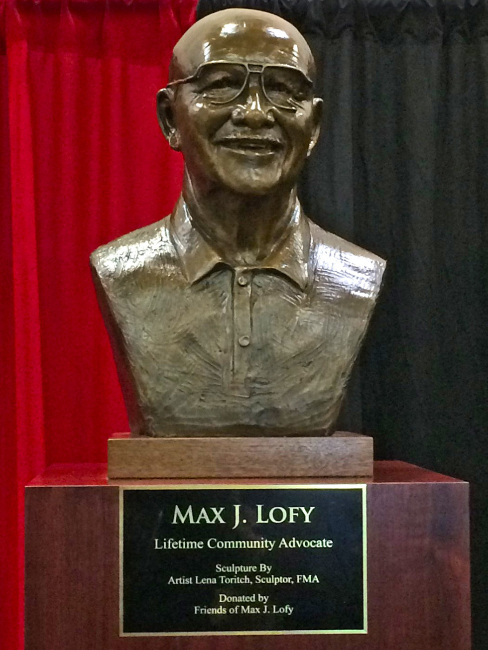 Max J. Lofy Bronze Portrait Bust - LenaToritch.com